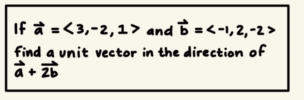 Solved If vec(a)=(:3,-2,1:) ﻿and vec(b)=(:-1,2,-2:)find a | Chegg.com