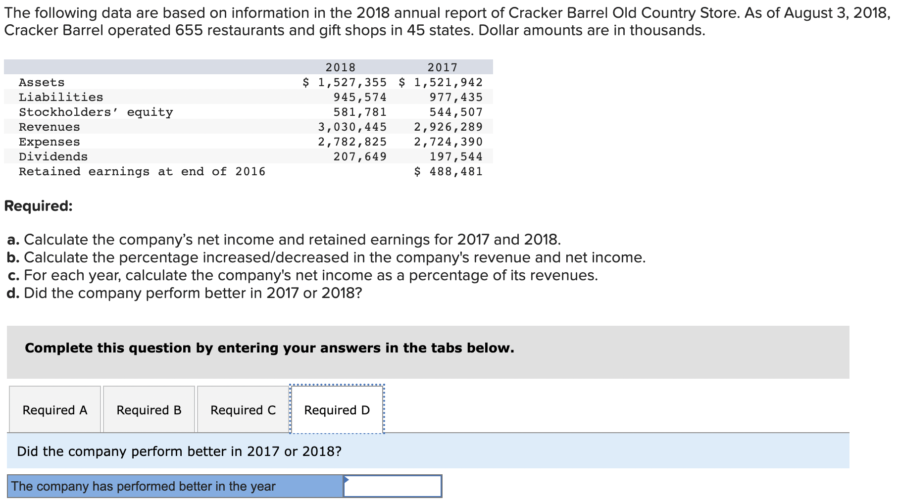Solved ATC 2-3 (Static) Real-World Case Analyzing earnings | Chegg.com