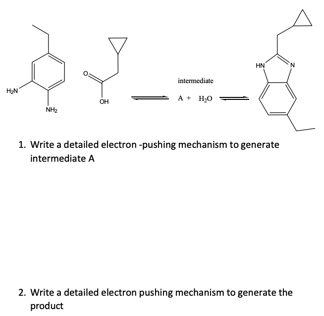 Solved intermediate \\( \\mathrm{A}+\\mathrm{H}_{2} | Chegg.com