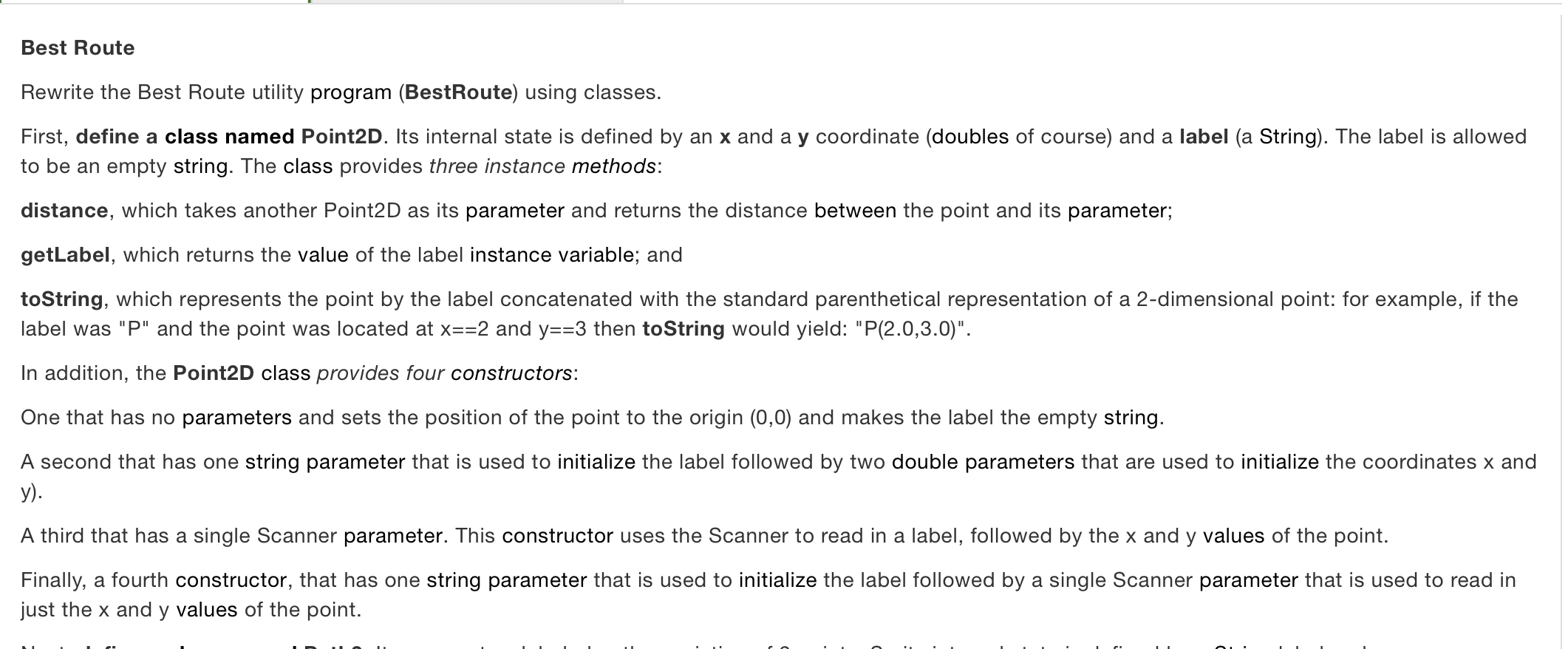 Solved Best Route Rewrite the Best Route utility program | Chegg.com