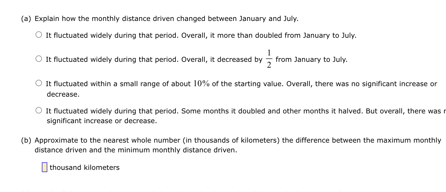 Solved Graph A and Graph B both show the distance driven by | Chegg.com