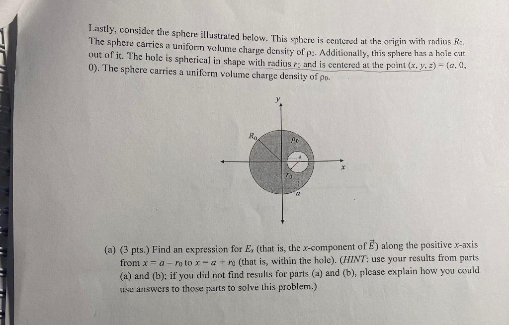Solved Problem 3: Charged spheres (15 pts.) In this problem, | Chegg.com
