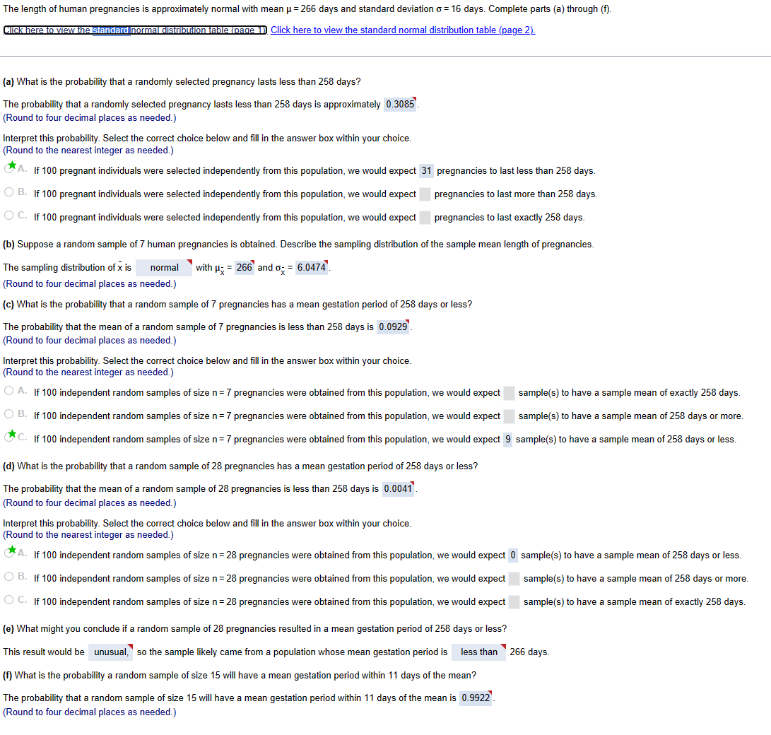 Solved The right answers are displayed can you show me the | Chegg.com