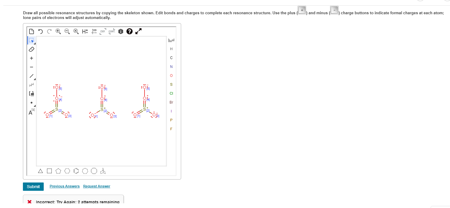 Solved Review Part A Draw three resonance structures for | Chegg.com