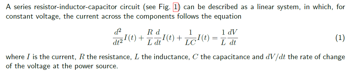 Solved A series resistor-inductor-capacitor circuit (see | Chegg.com