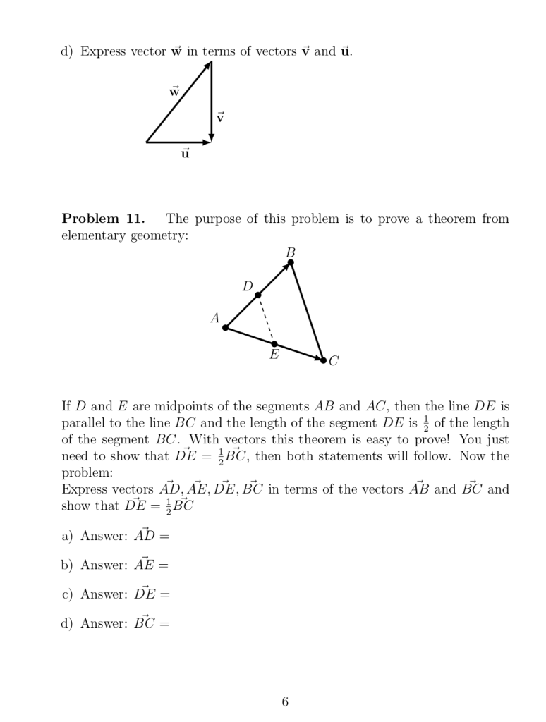 Solved The difference between two vectors starting at the | Chegg.com