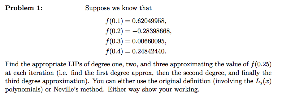 Solved Methods of Numerical Analysis:Please show all the | Chegg.com