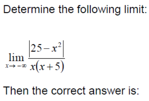 Solved Determine the following limit: lim sin? x-1 sinx-1 x | Chegg.com