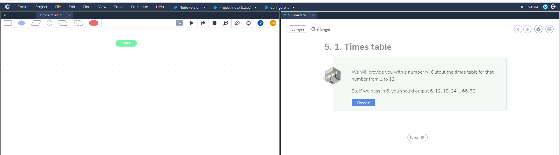 Solved Codio Project File Edit Find View Tools Education