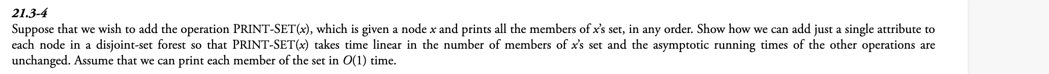 To implement a disjoint-set forest with the | Chegg.com