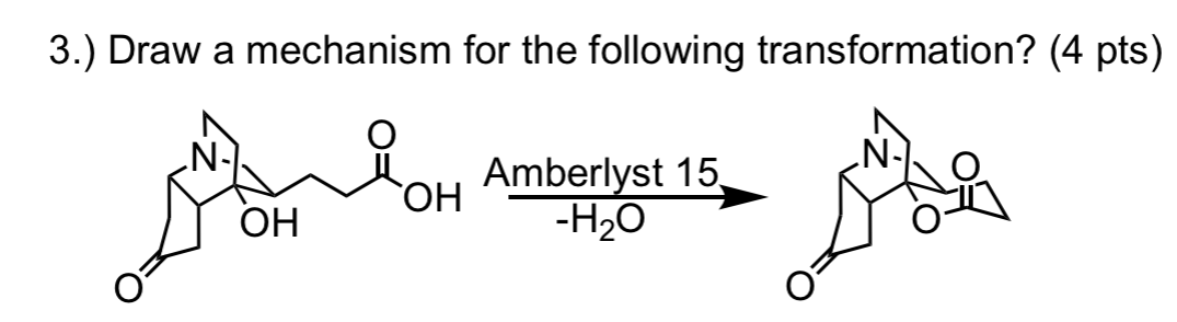 Solved 3.) Draw a mechanism for the following | Chegg.com