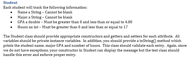 Solved Section class The first class should model a section. | Chegg.com