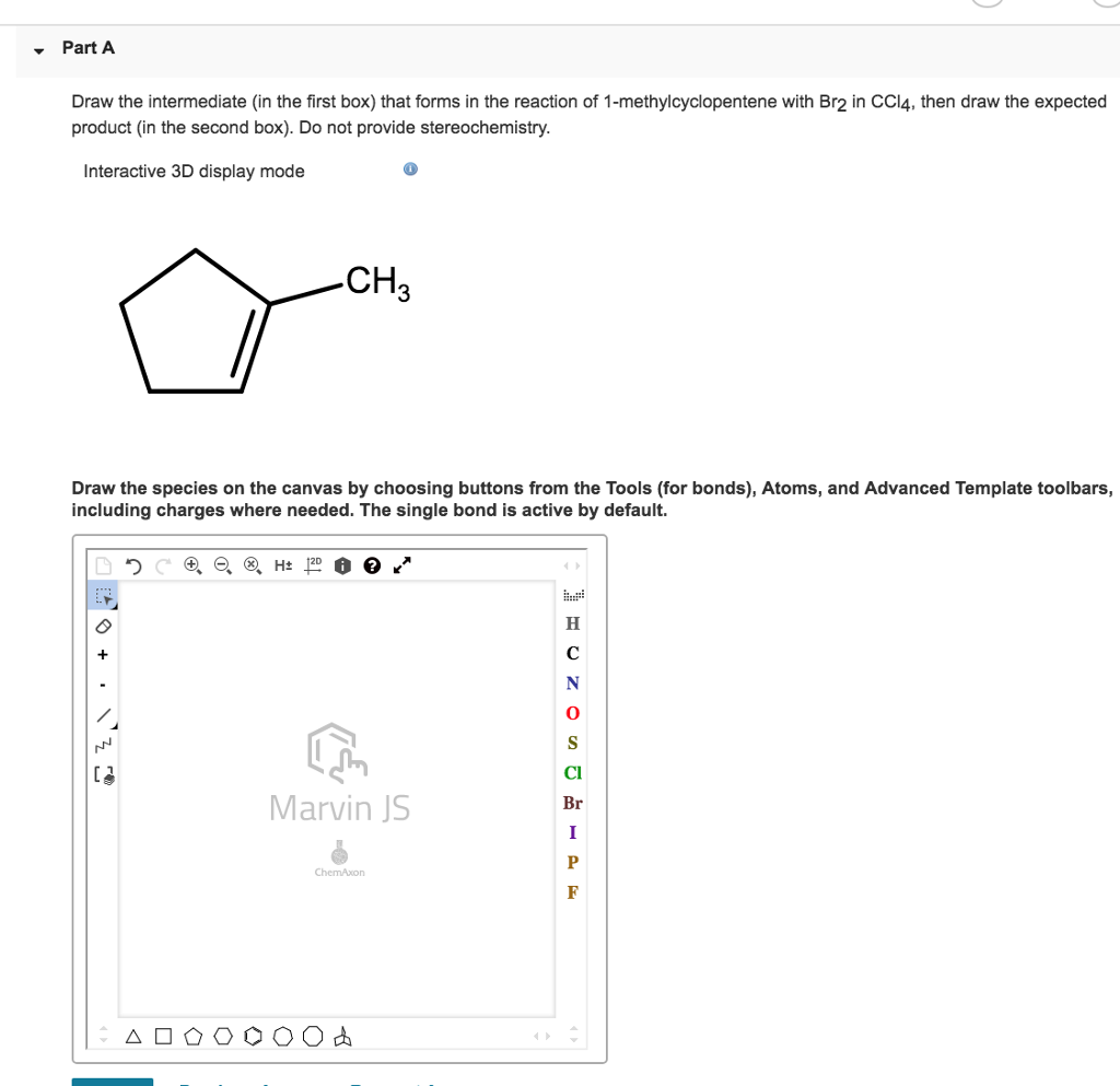 Solved Part A Draw the intermediate (in the first box) that | Chegg.com