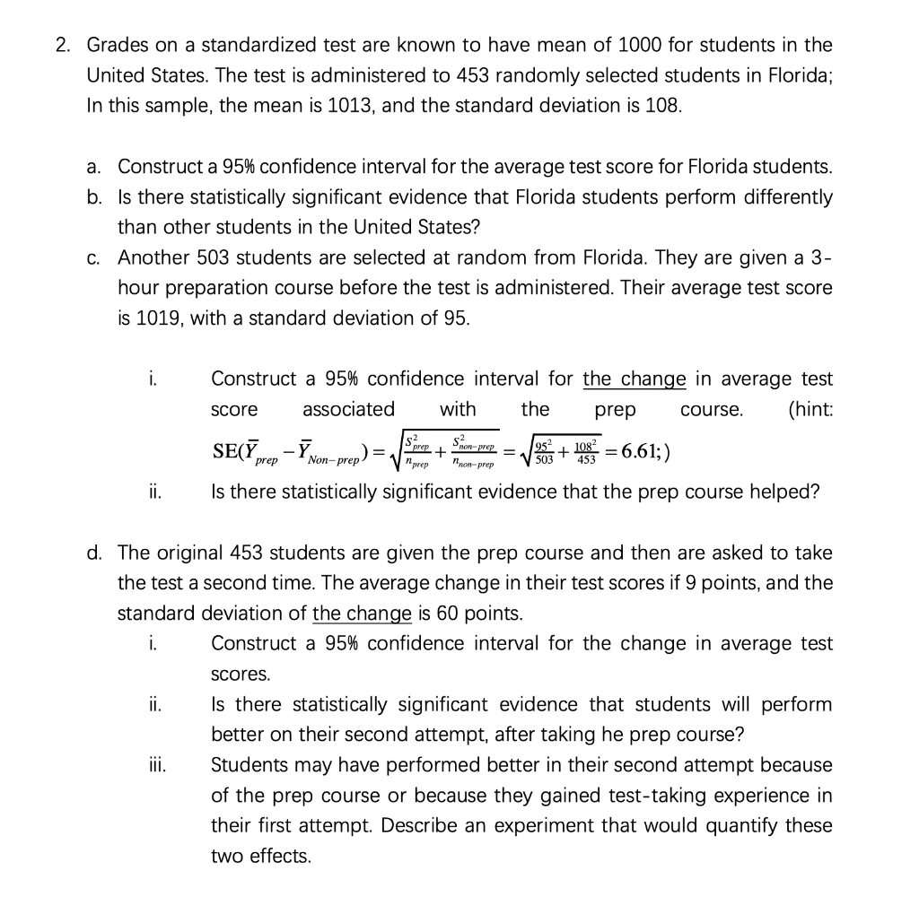 Solved Grades on a standardized test are known to have mean | Chegg.com