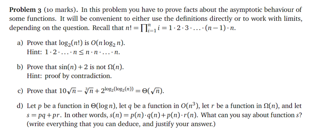 Solved Problem 3 (10 marks). In this problem you have to | Chegg.com Solved Problem 3 (10 marks). In this problem you have to | Chegg.com