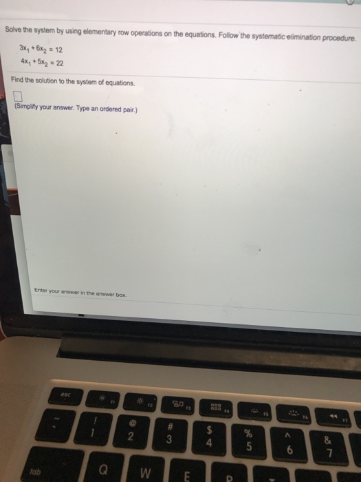 Solved Solve the system by using elementary row operations | Chegg.com