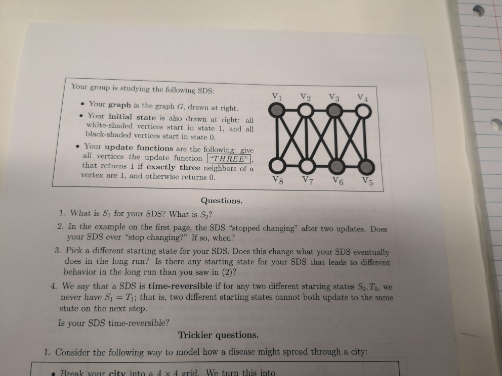 Solved DEPARTMENT OF MATHEMATICS COMPSCI 120 Tutorial 5 - | Chegg.com