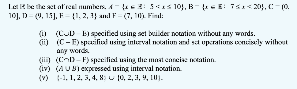 Solved = Let R be the set of real numbers, A = {x € R: 5 | Chegg.com