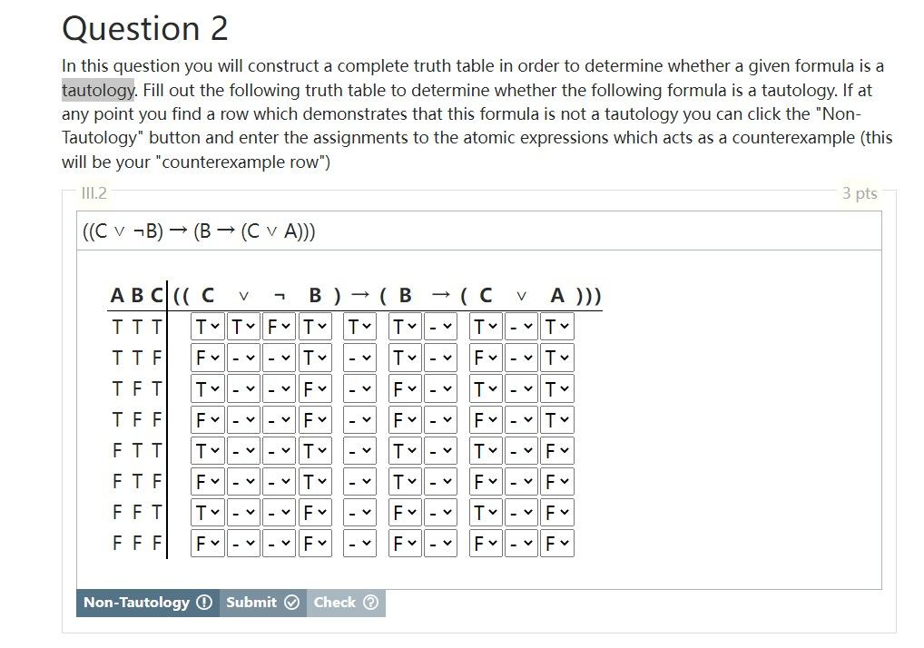 In this question you will construct a complete truth | Chegg.com