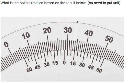 Solved What is the optical rotation based on the result | Chegg.com