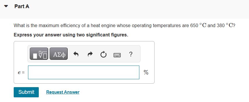 Solved What is the maximum efficiency of a heat engine whose | Chegg.com