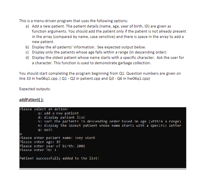 Solved 1. You are given a partially completed project | Chegg.com