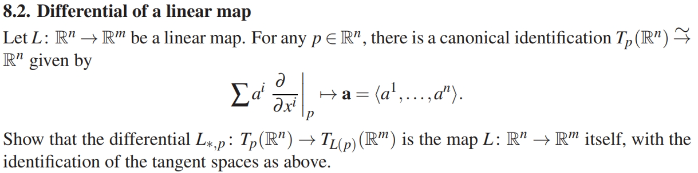 Solved 8.2. Differential of a linear map Let L: R" → RM be a | Chegg.com