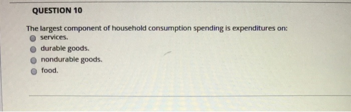Solved QUESTION 1 Personal consumption expenditures: e | Chegg.com