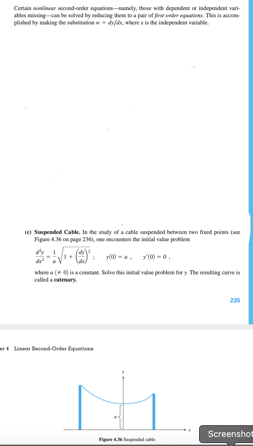 Solved Certain nonlinear second-order equations—namely, | Chegg.com