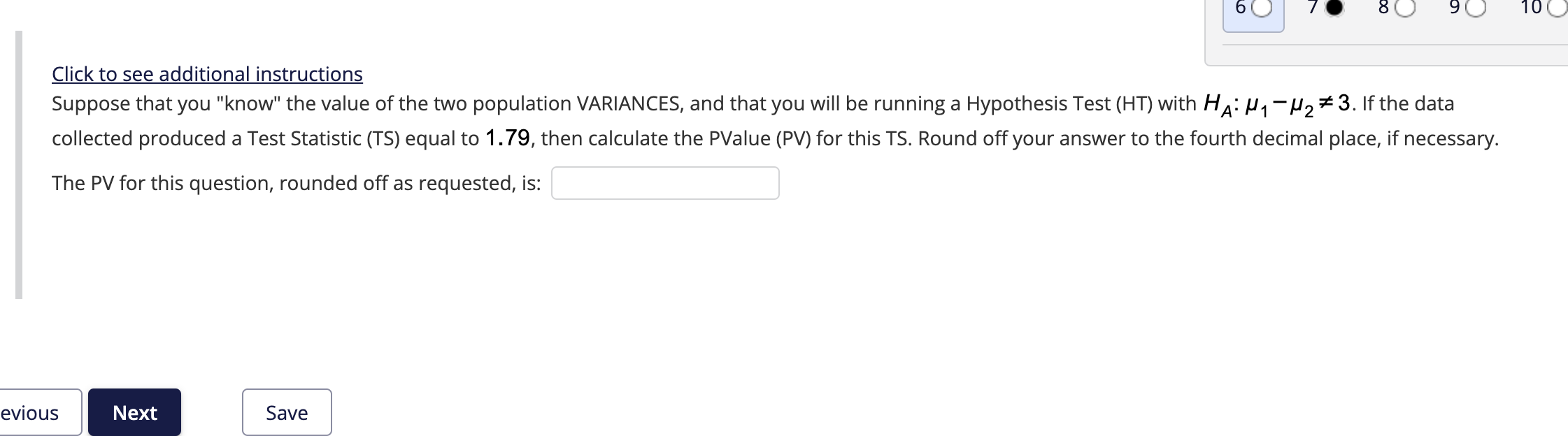 Solved 6 10 Click to see additional instructions Suppose | Chegg.com