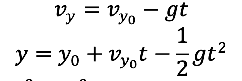 Solved When do I use each equation TO FIND TIME for | Chegg.com
