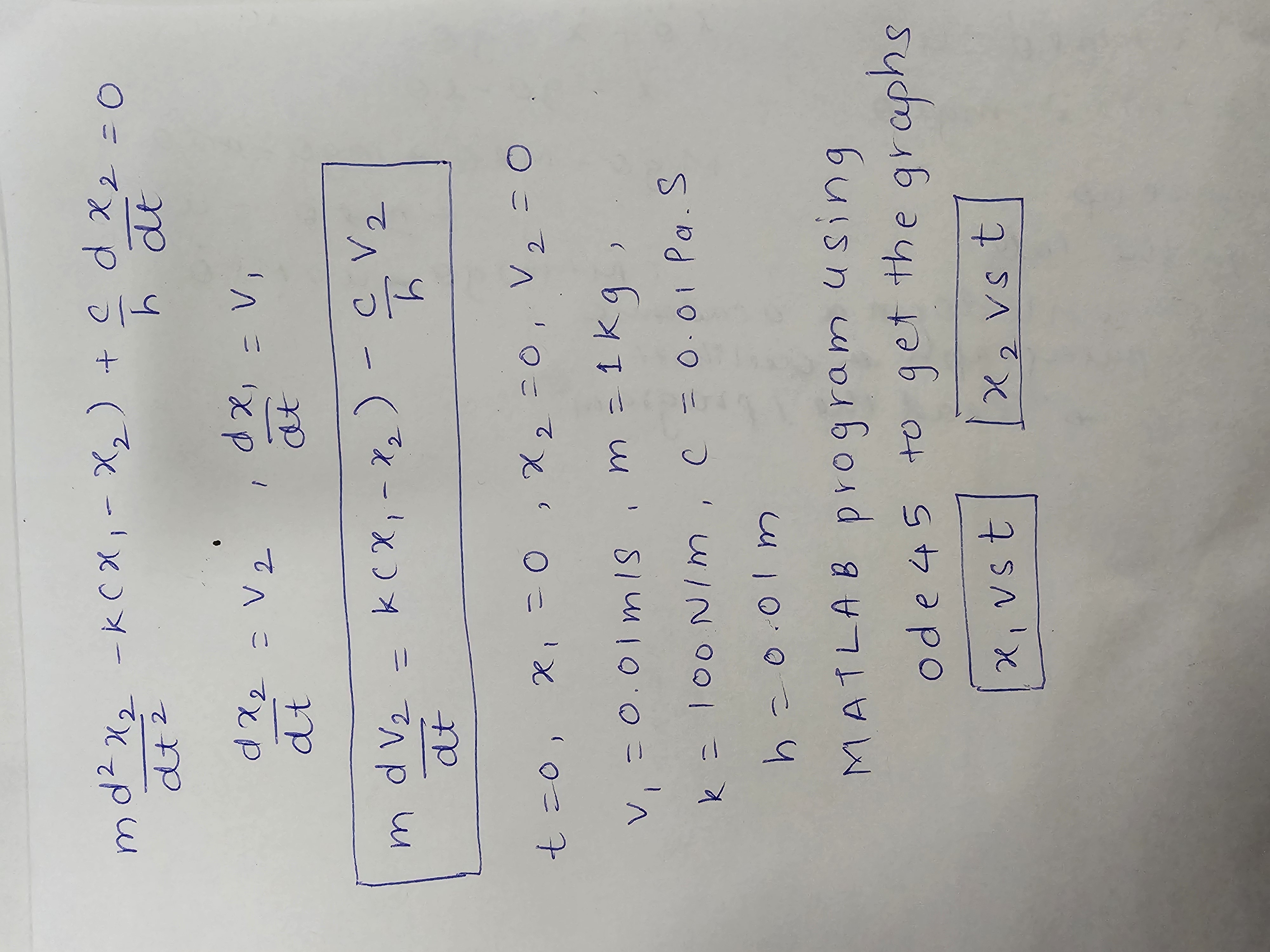 Solved can anyone help me to write down the MATLAB code for | Chegg.com