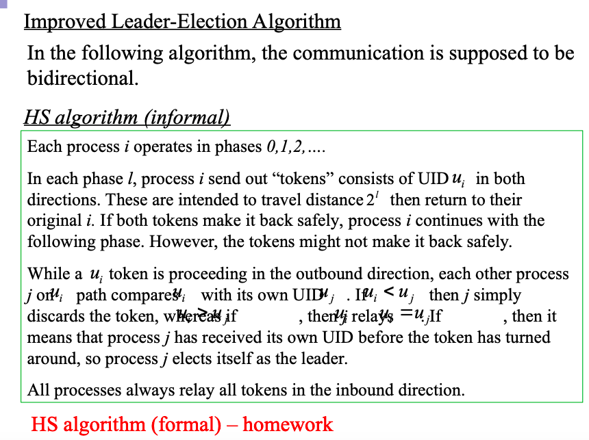 Assignment (1) Complete LCR algorithm in slide 4 so | Chegg.com