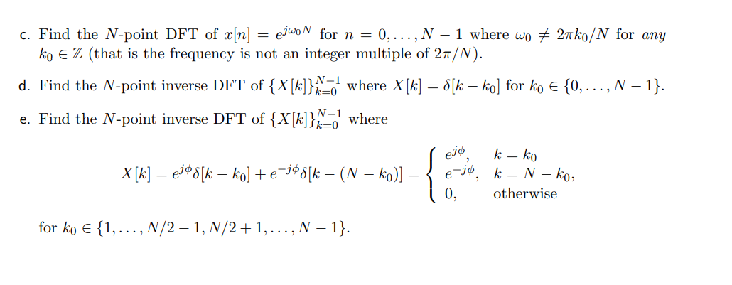 Solved Problem 3. (Practice with DFT.) The purpose of this | Chegg.com