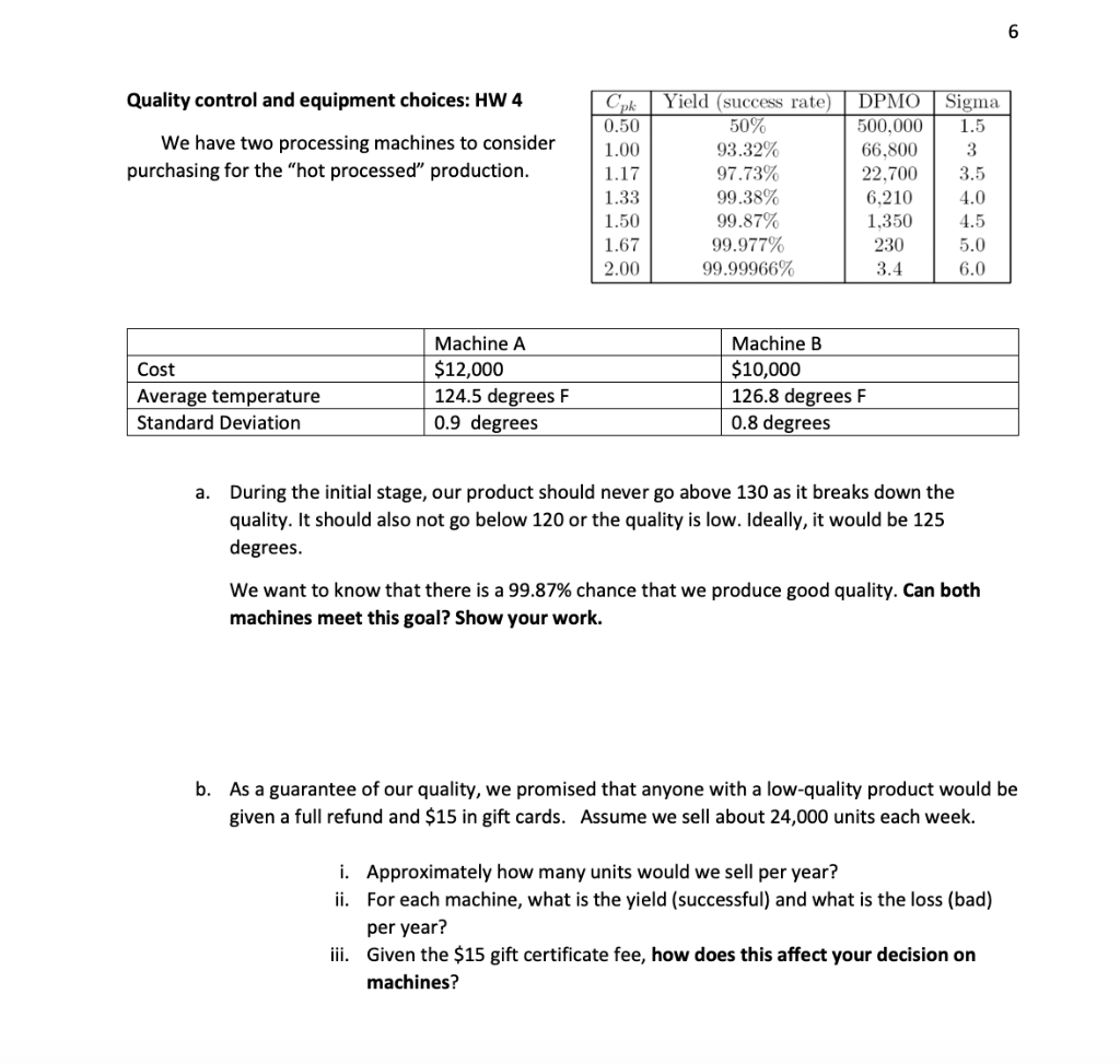 Solved What is the actual CPK of machine A? What is the | Chegg.com