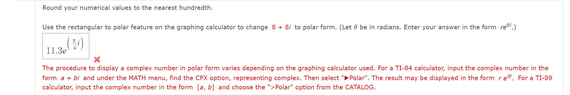 Solved Round your numerical values to the nearest hundredth. | Chegg.com