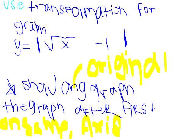 Solved use transformation and show original graph, the graph | Chegg.com