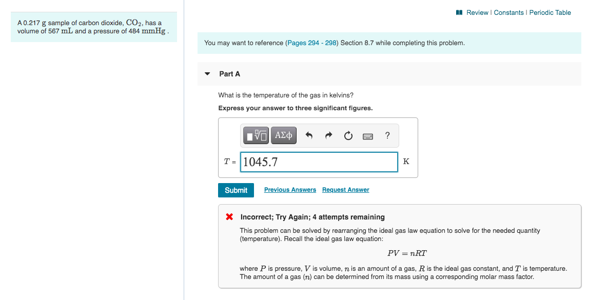 Carbon Dioxide Periodic Table