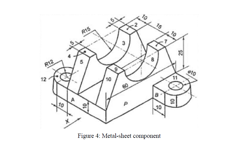 Solved Draw in full scale the front view, top view and side | Chegg.com