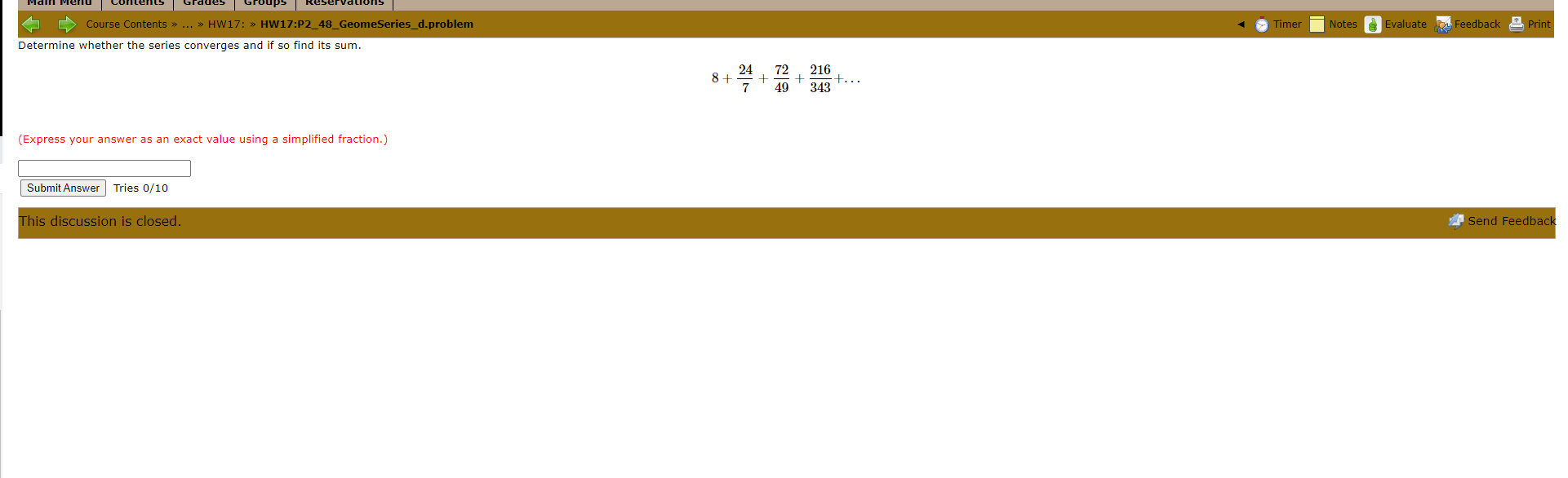 Solved Main Menu Grades Reservations Timer Notes Evaluate 0878