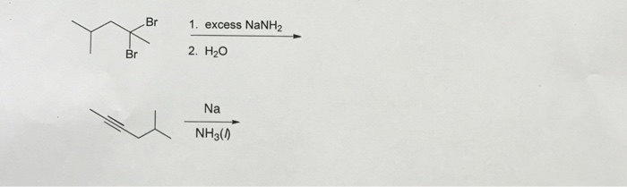 Solved 1. excess NaNH2 Br 2. H2O Na NH3( | Chegg.com