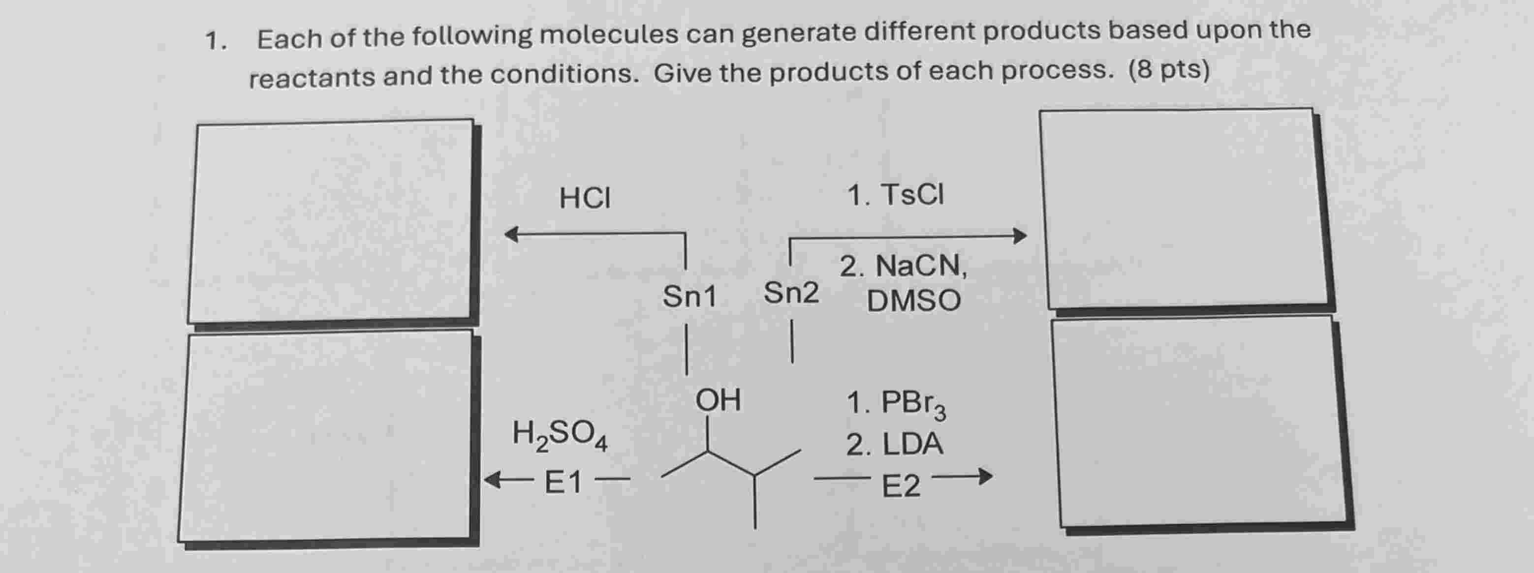 Solved 1. ﻿Each of the following molecules can generate | Chegg.com