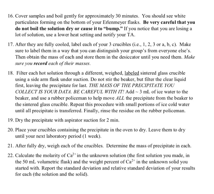Solved CHEM 322 Experiment 2 Pre-lab exercises (typed) 1. | Chegg.com