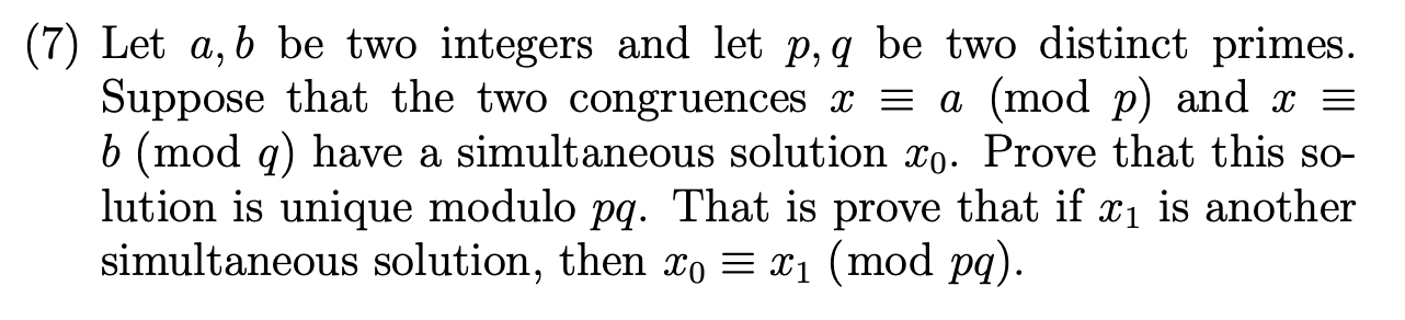 Solved Let p and q be two distinct primes and let N = pq. | Chegg.com