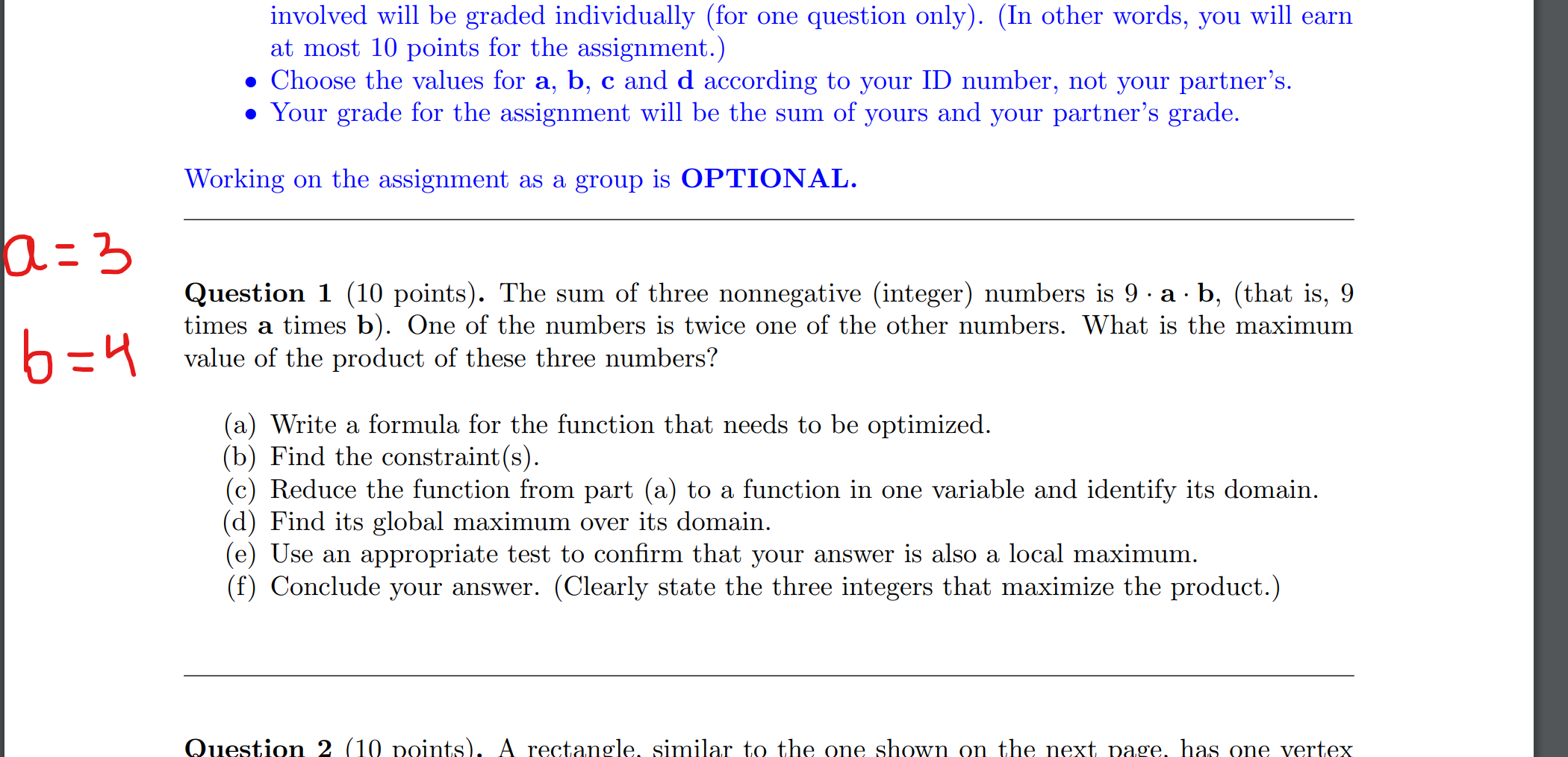 Solved involved will be graded individually (for one | Chegg.com