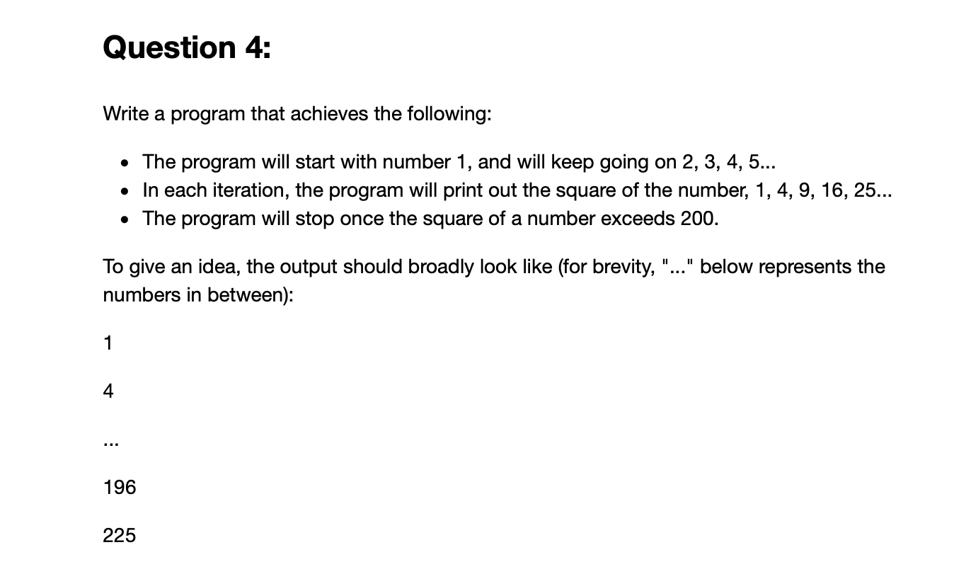 Solved Question 4 Write A Program That Achieves The