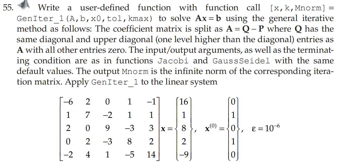55. I Write a user-defined function with function | Chegg.com