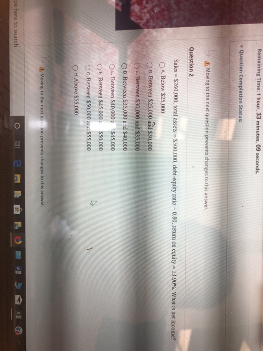 Solved Remaining Time: 1 hour, 33 minutes, 09 seconds. | Chegg.com