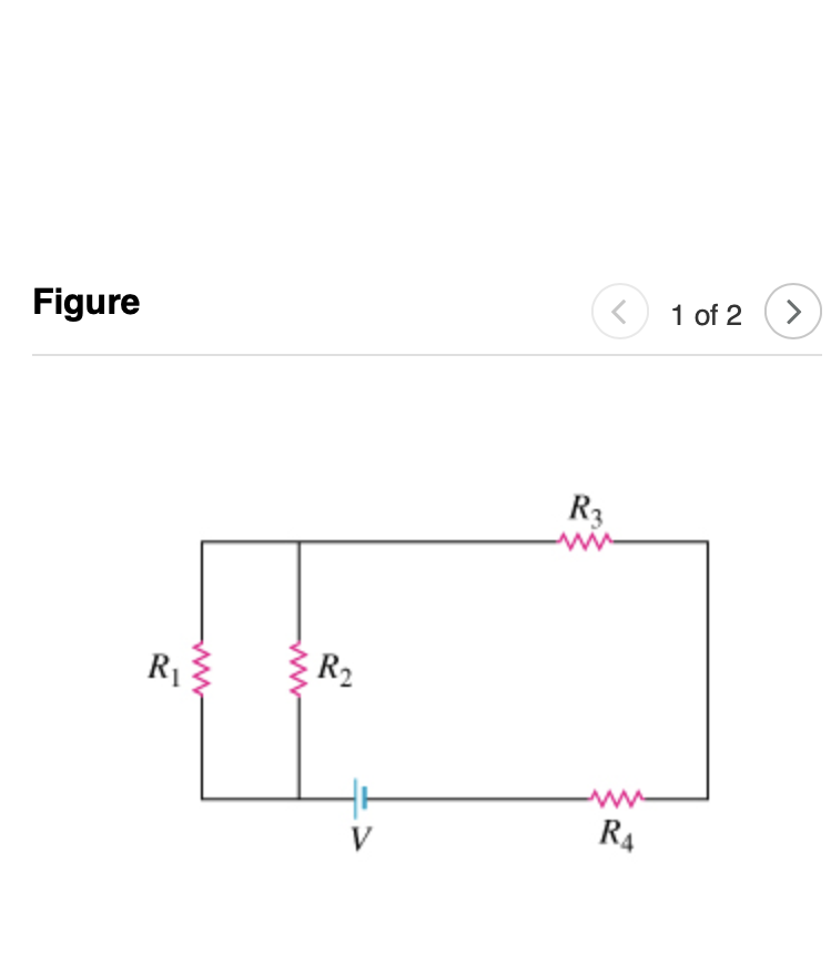 Solved Part A Consider the network of four resistors shown | Chegg.com