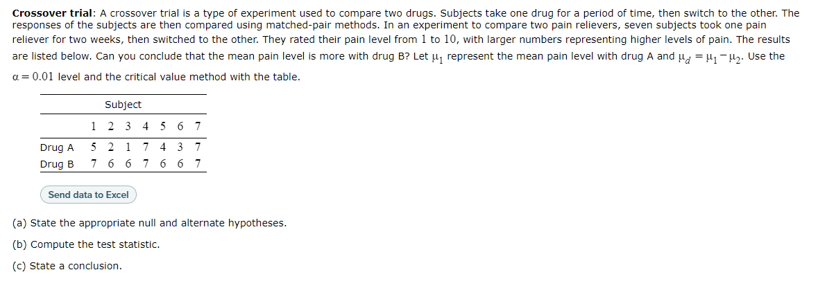 Solved Crossover trial: A crossover trial is a type of | Chegg.com